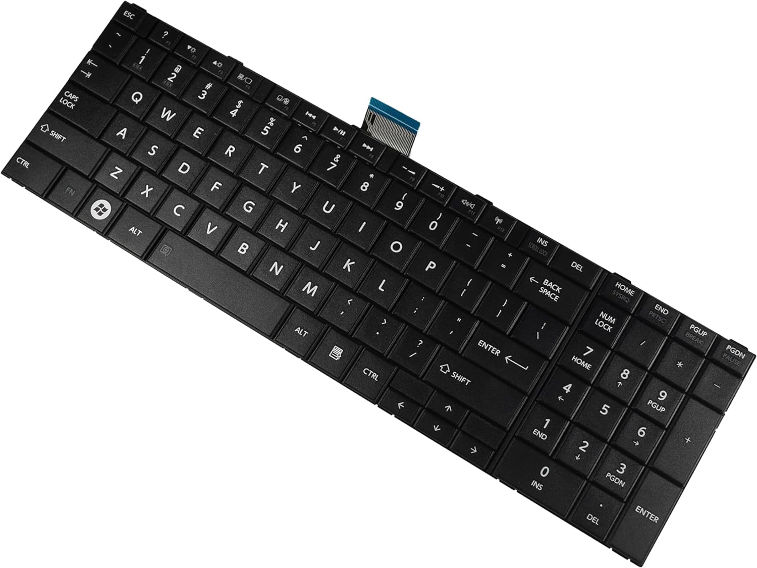 HQRP Laptop Keyboard for Toshiba Satellite L875D-S7232 / L875D-S7332 ...