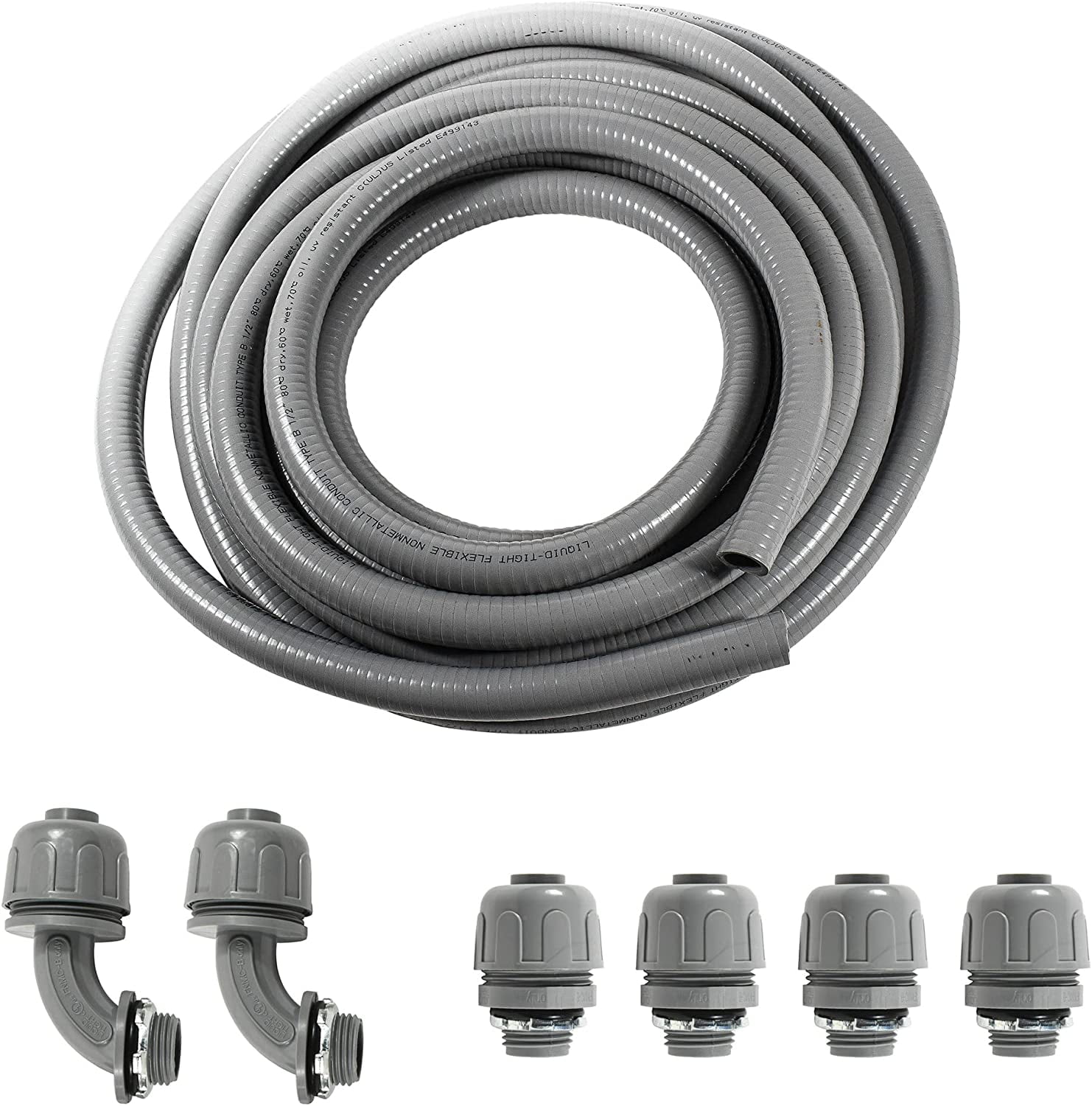 HQRP Liquid-Tight Nonmetallic Plastic Flexible Conduit and Connector ...