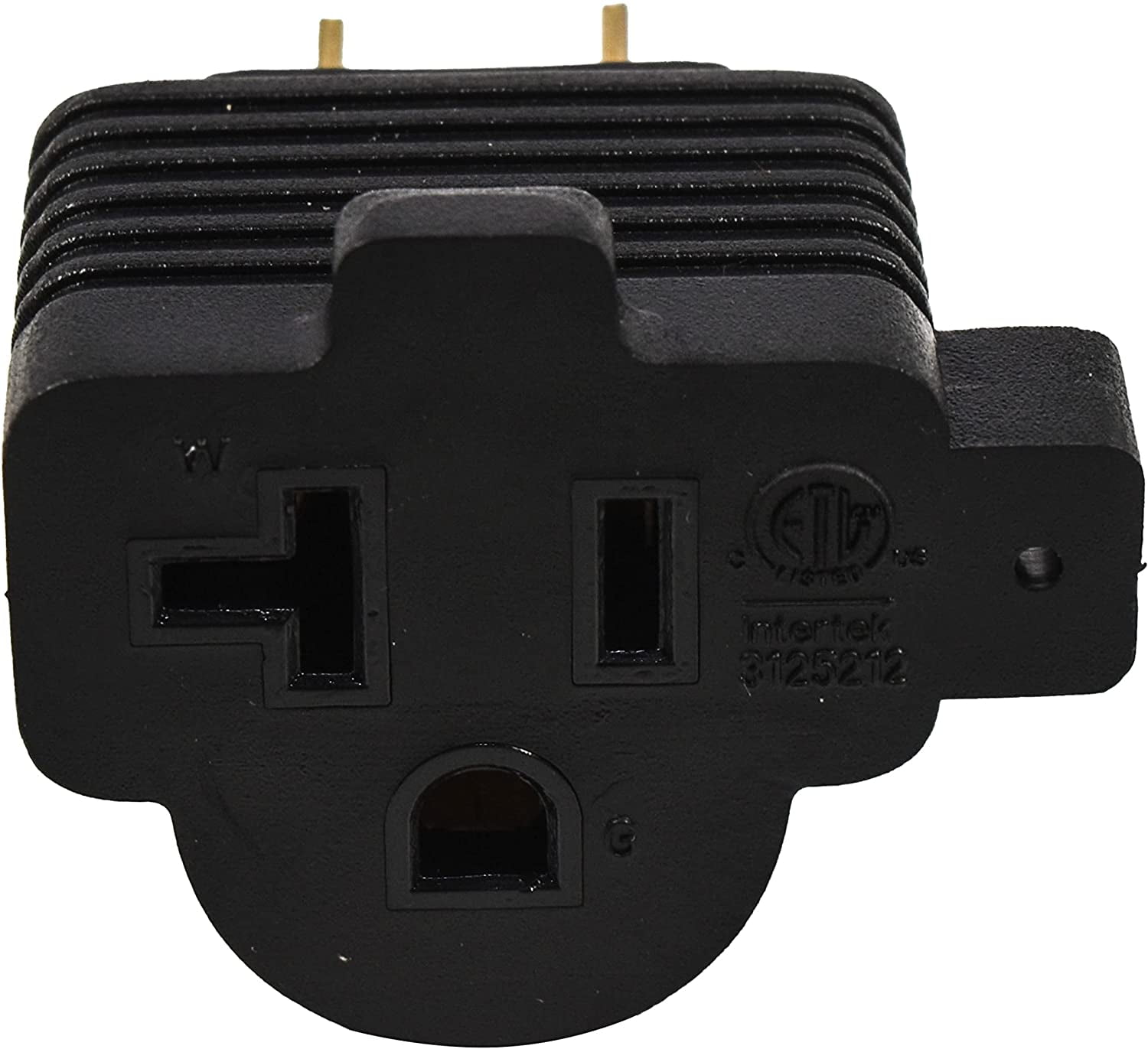 HQRP NEMA 5-15P to 5-15R/5-20R Plug Adapter 15-Amp Household Plug to 20 ...