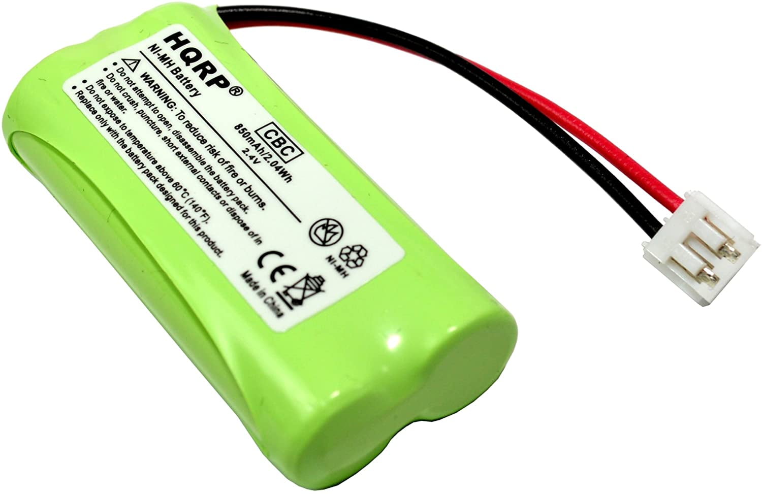 HQRP Rechargeable Phone Battery for VTech DS6221, DS6151, DS6101 ...