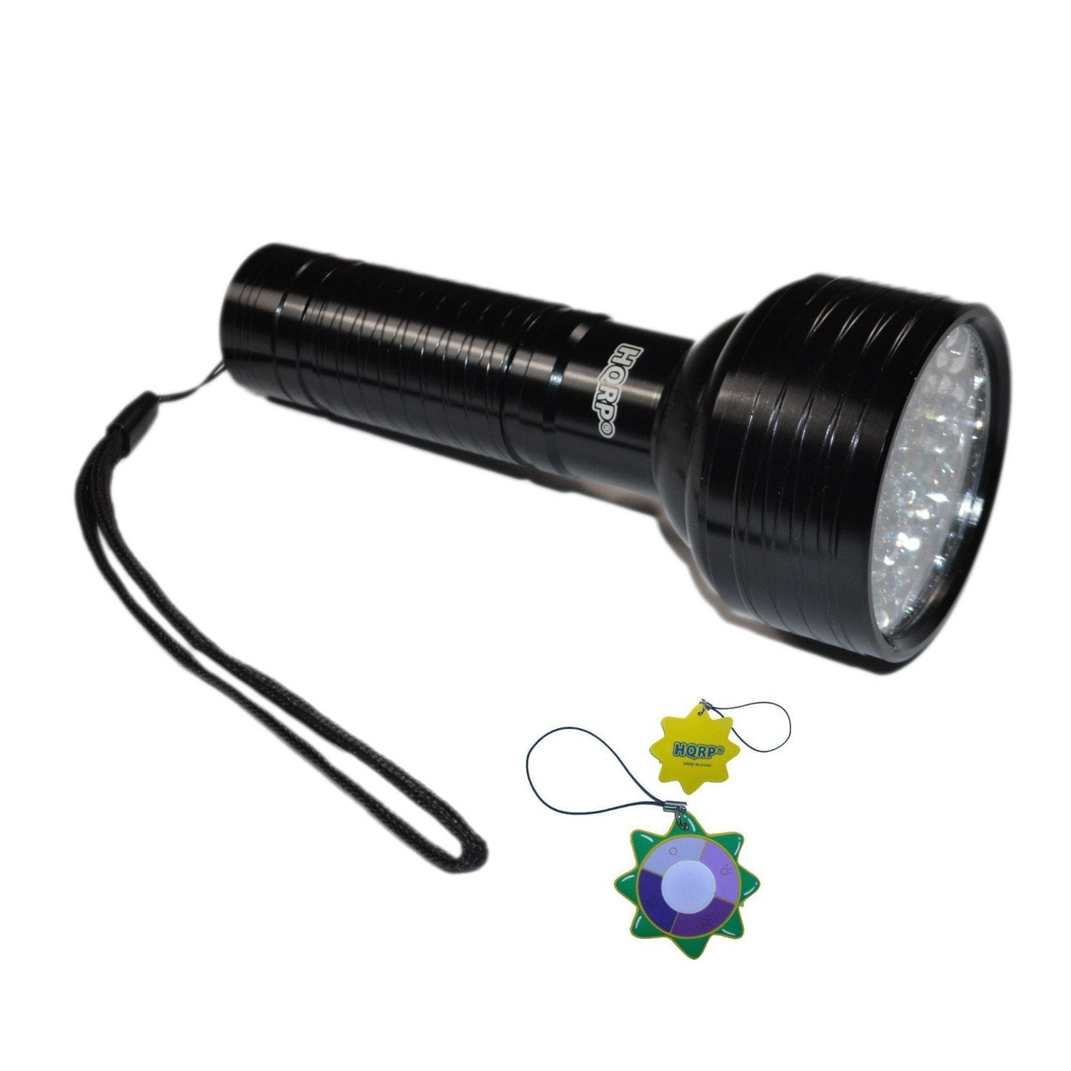 HQRP Powerful 68 LEDs UV Flashlight Blacklight 390-395nm for Pet & Pest ...