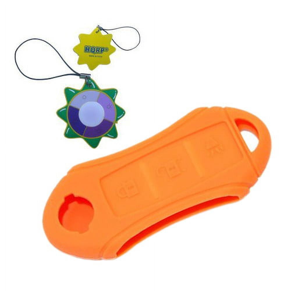 HQRP Protective Silicone Orange Shell Case Cover compatible with Nissan ...