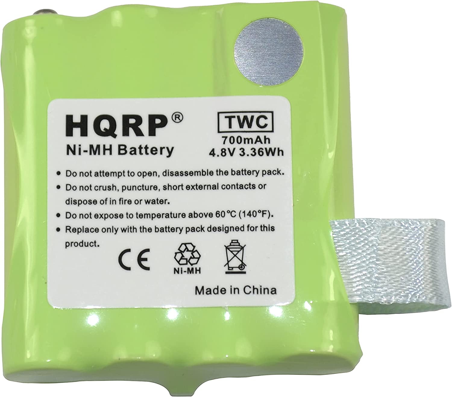 HQRP Rechargeable Battery Pack for MIDLAND LXT-480 / LXT480 / LXT-490 ...