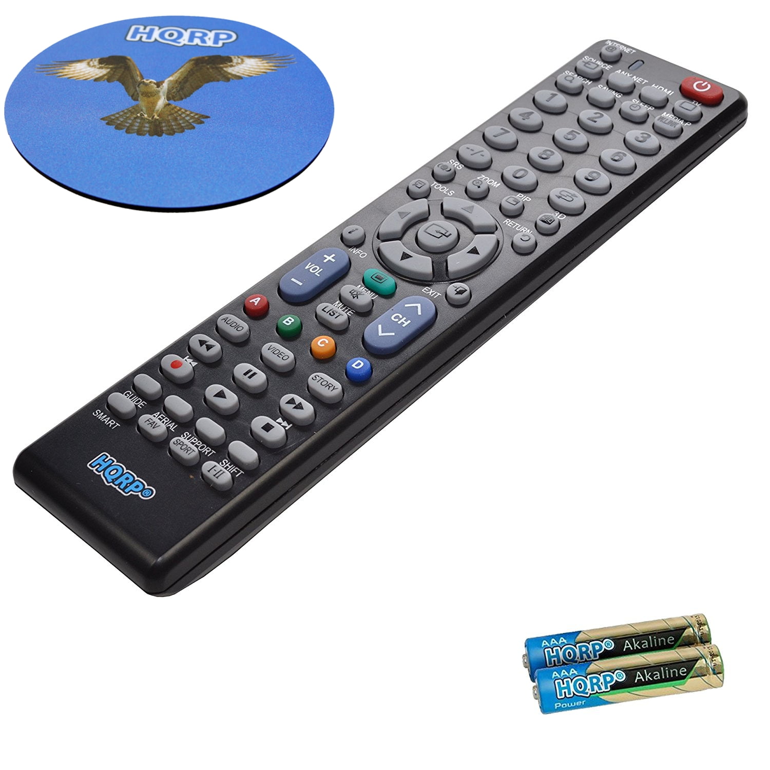 HQRP Remote Control Works with Samsung LN32D403E4D, LN32D405E3D ...