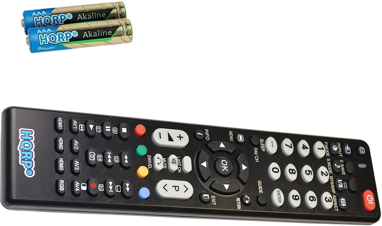 HQRP Remote Control for Hitachi L47V651, L47X03A, L55S603, L55S604 ...