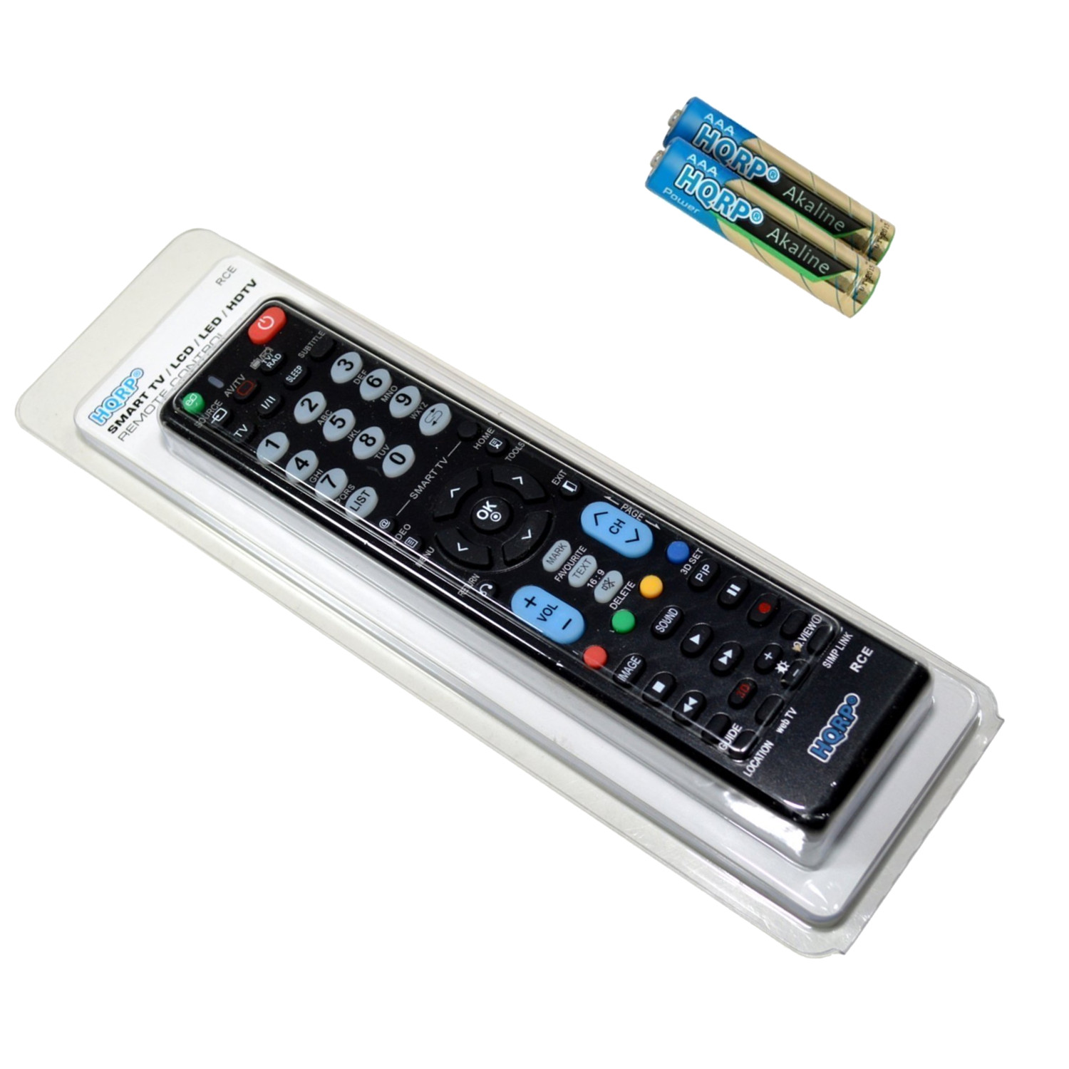 HQRP Remote Control for LG 32LE5400, 32LF11, 32LP1D, 32LP1DC, 37LB4D ...
