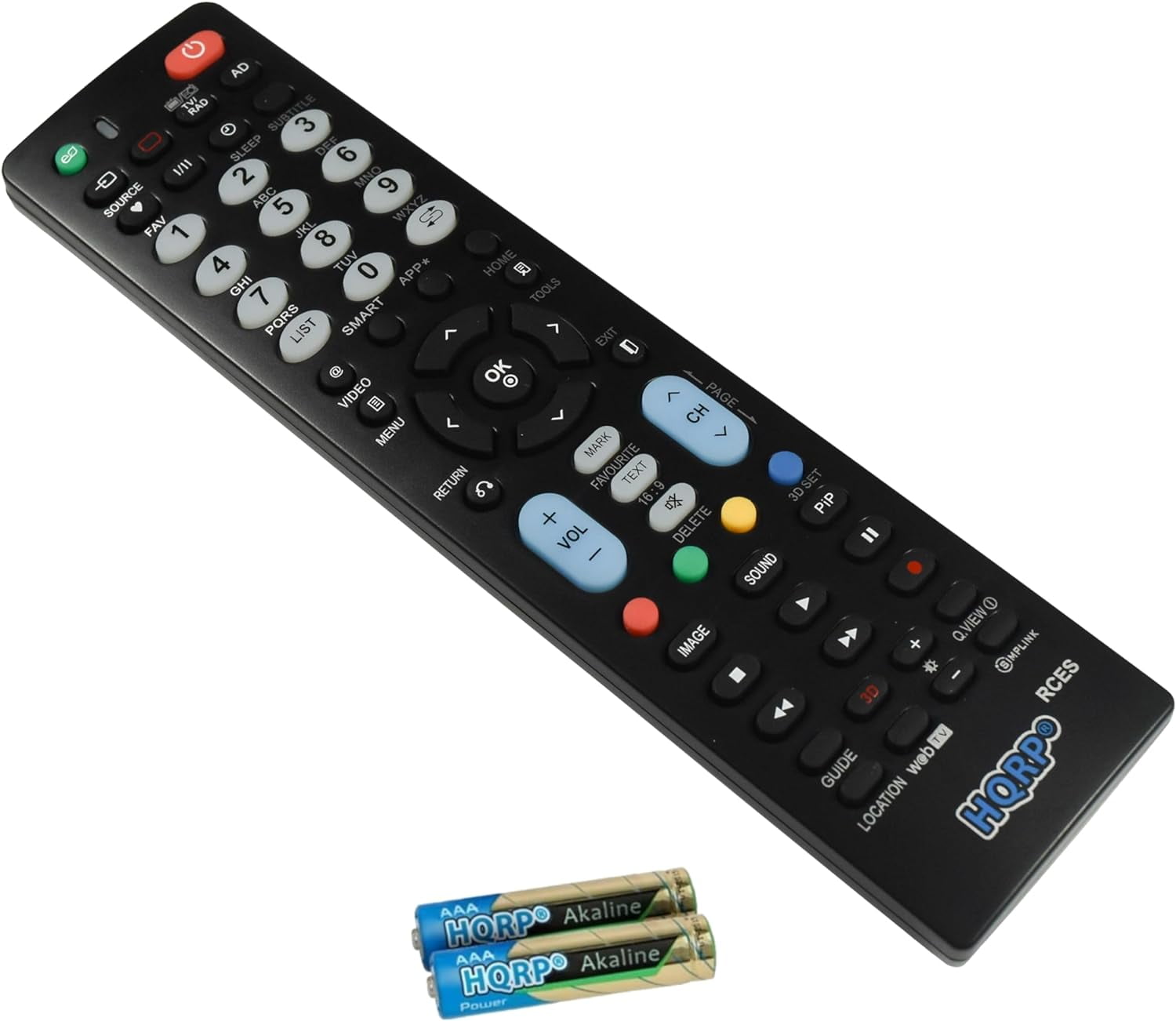 HQRP Remote Control for LG 32LG30, 32LG30DC, 32LG40, 32LG60, 32LG70 ...