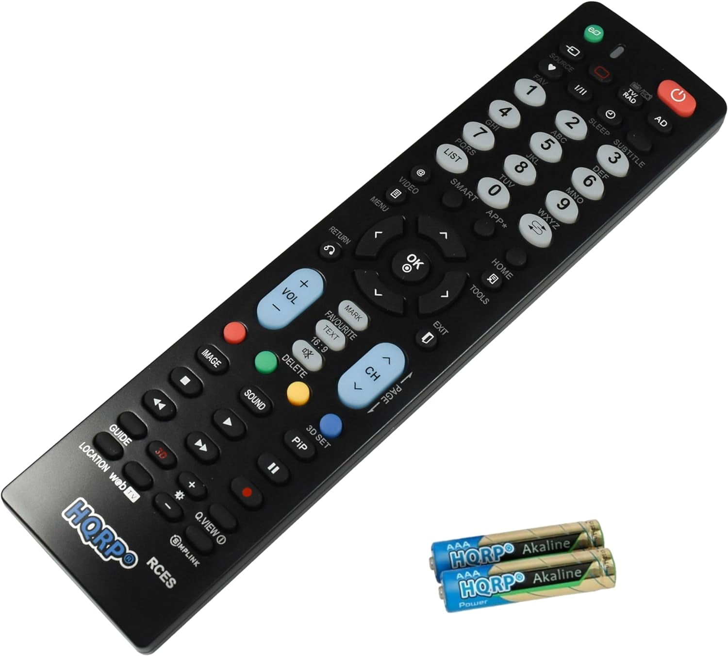 HQRP Remote Control for LG 37LC5DC, 37LD450, 37LE5300, 37LF11, 37LG30 ...