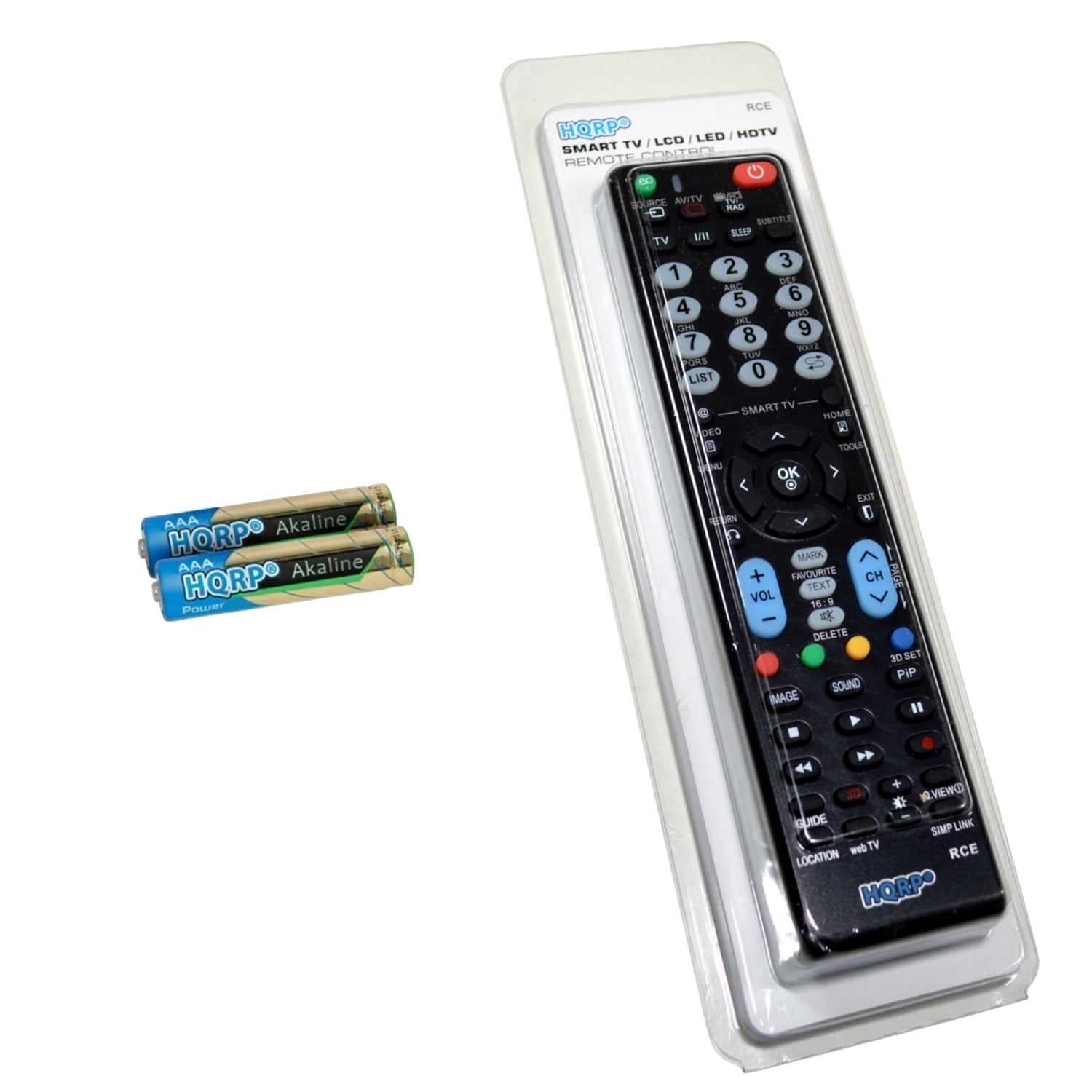 HQRP Remote Control for LG 42LF5600, 32LF500B, 22LF4520, 24LF4520 ...