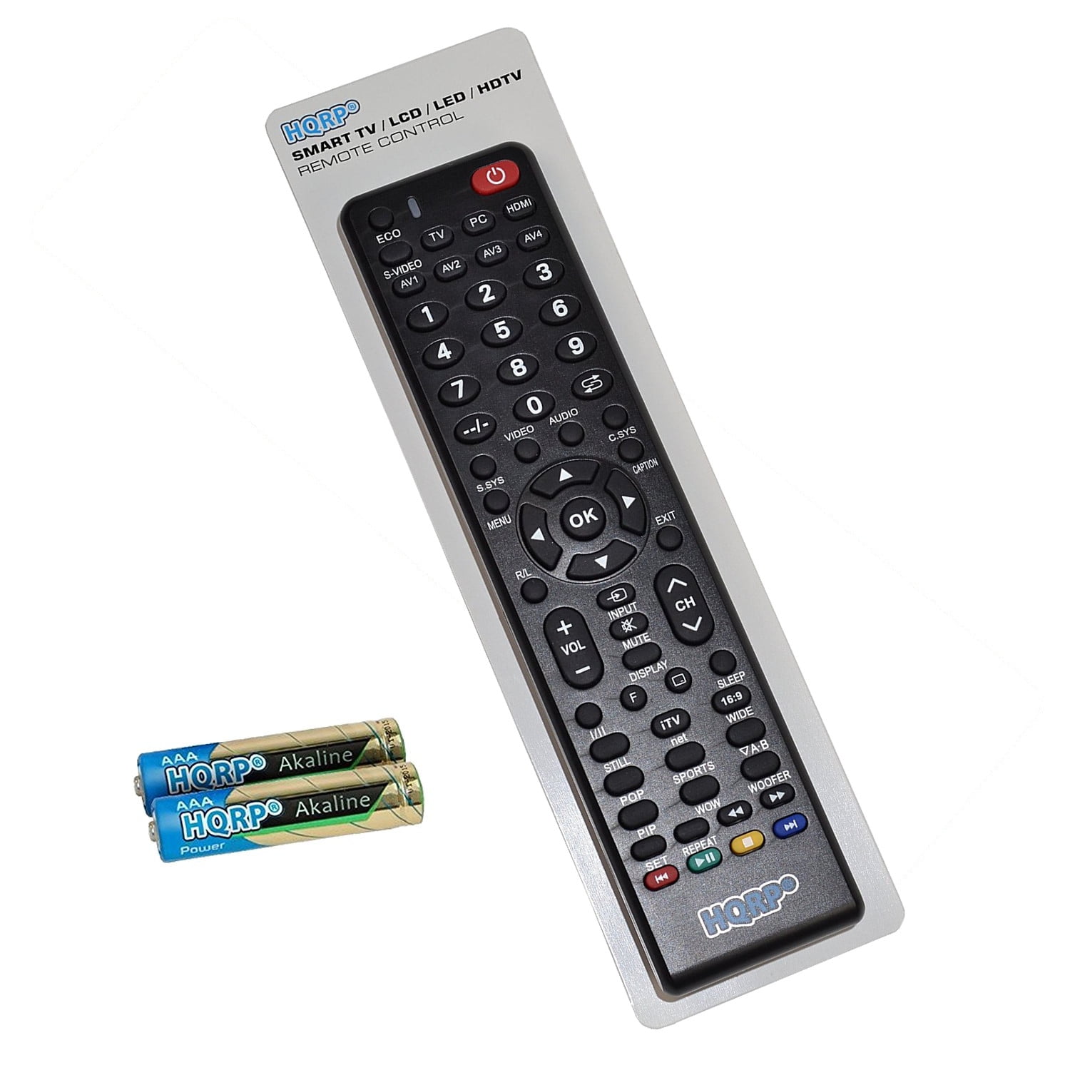HQRP Remote Control for Sanyo DP32D13, DP32D53, DP37647, DP39843 ...