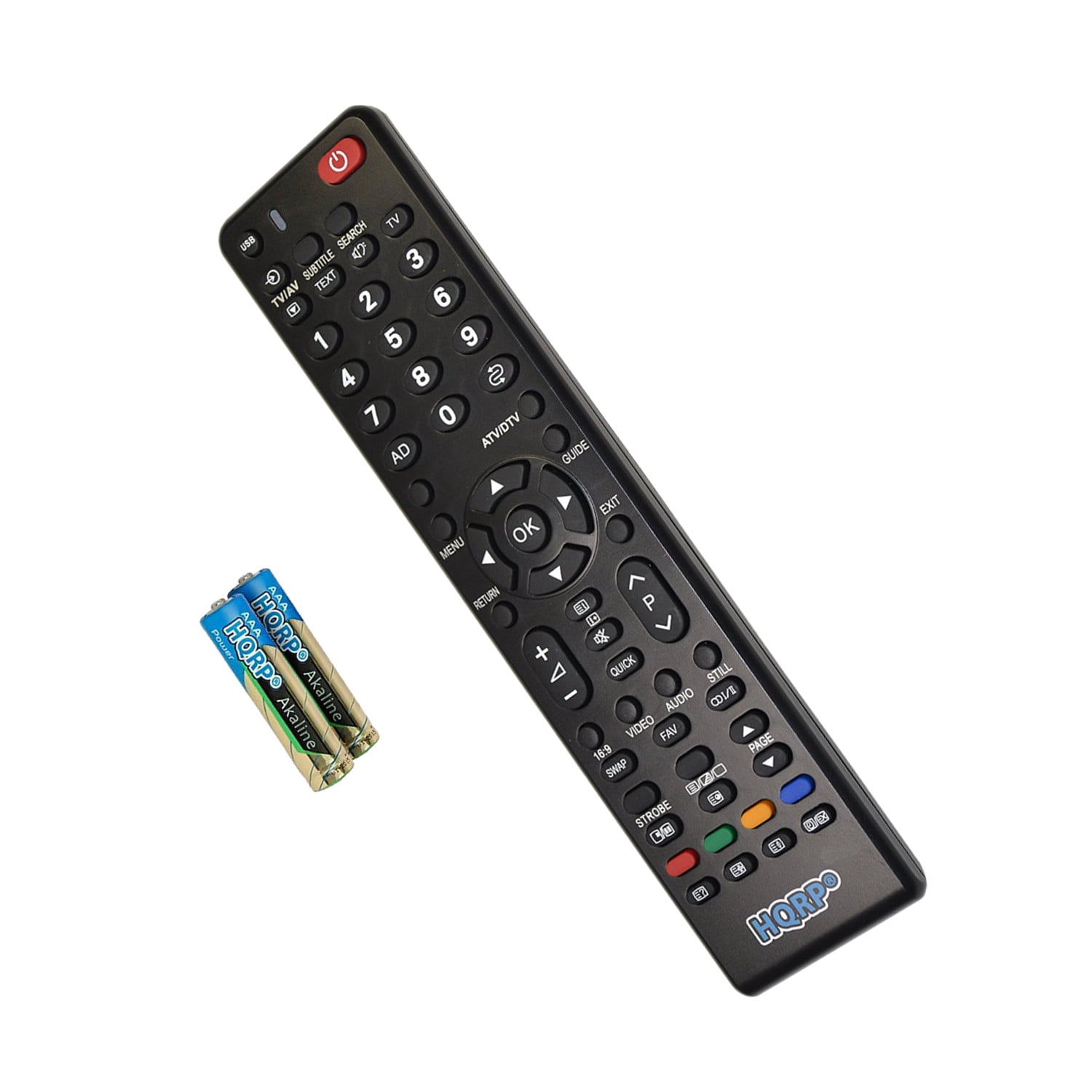 HQRP Remote Control for Toshiba 42AV500U, 42HL117, 42HL167, 42HL196 HD ...