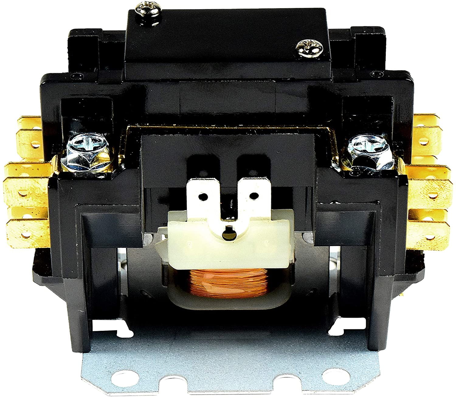 HQRP Single Pole / 1 Pole 30 Amp 24-Volt Condenser Contactor Compatible with Amana Trane ...