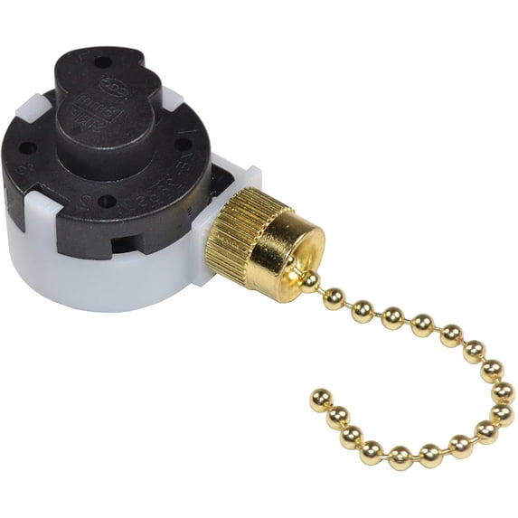 HQRP Switch 3-Speed 4-Wire Ceiling Fan Pull Chain Control Ceiling Fan ...