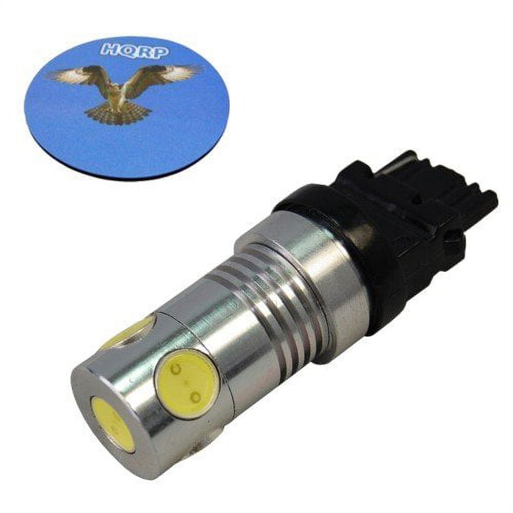 HQRP T25 3156 Wedge Base 5 High Power LEDs SMD LED Bulb Cool White ...