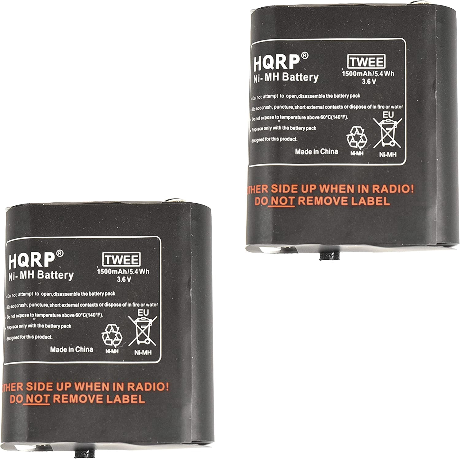 HQRP TWO Batteries for Motorola 56315, BZ4002, HKNN4002, HKNN4002B ...