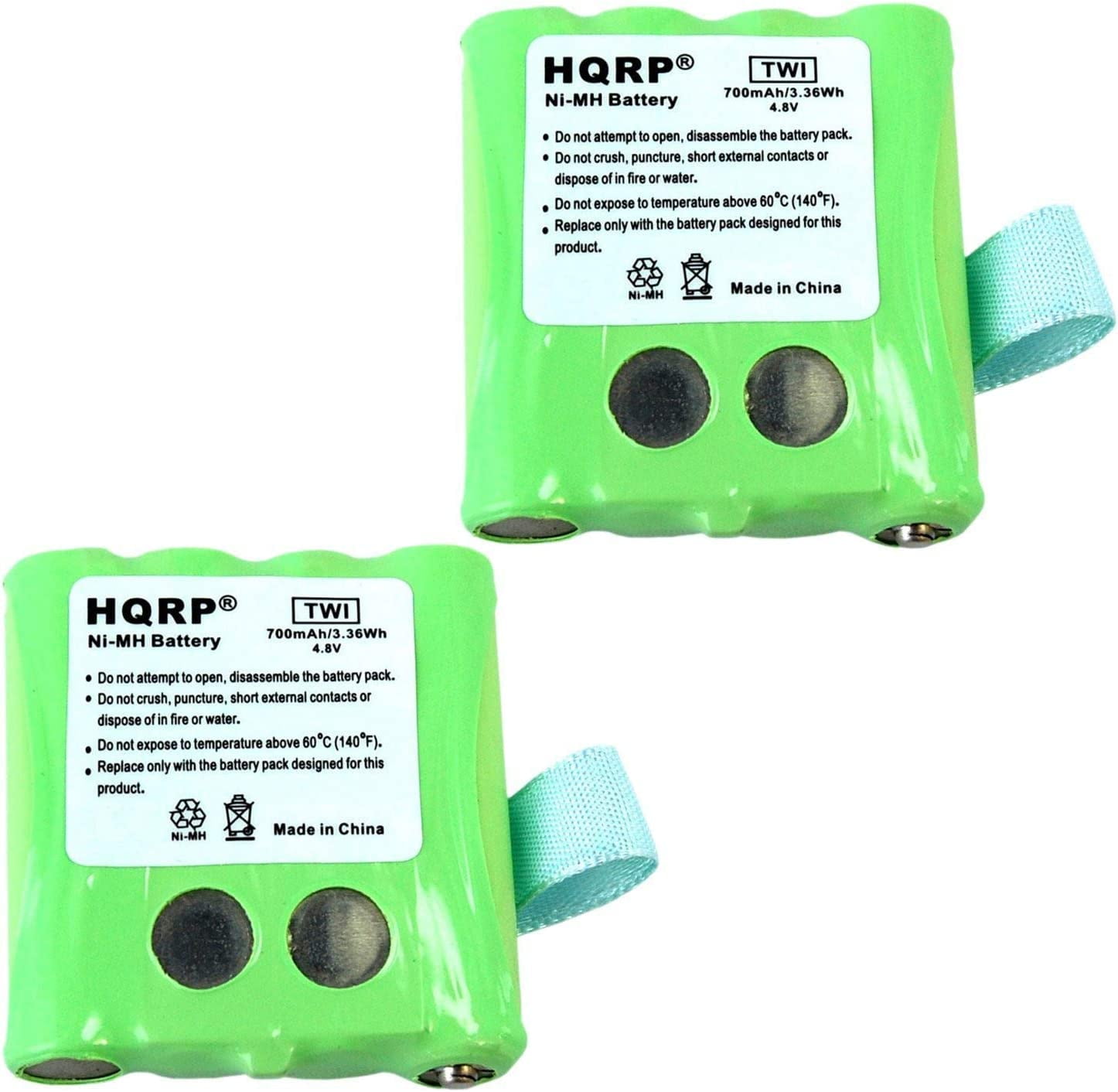 HQRP TWO Batteries for Motorola KEBT-072, KEBT-072-A, KEBT-072-B ...