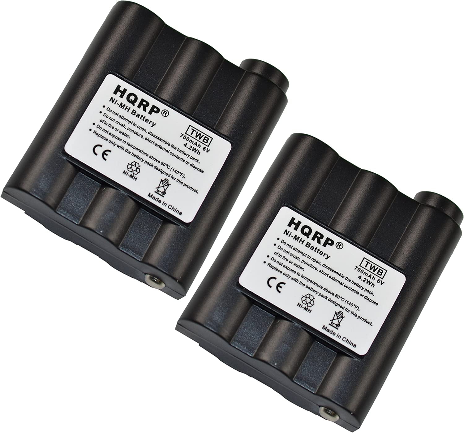 HQRP TWO Rechargeable Batteries for MIDLAND LXT-310 / LXT310 / LXT-350 ...