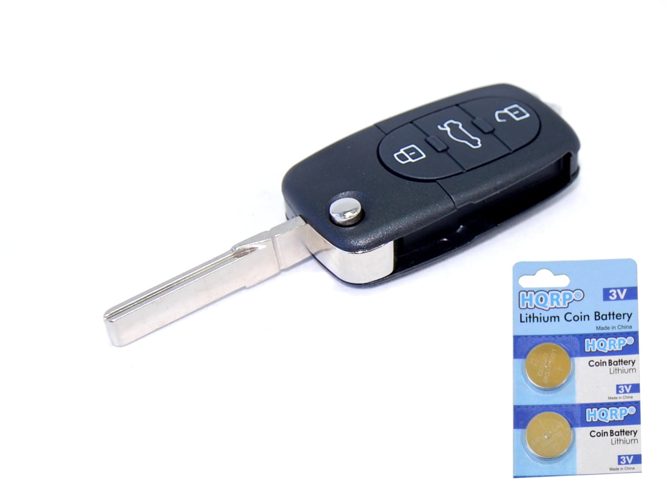 HQRP Transmitter and Two Batteries for Audi TT 2000 2001 2002 2003 2004 ...