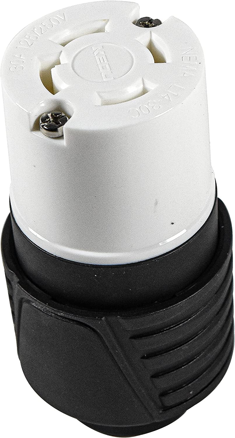 HQRP US Cord Connector NEMA L14-30C Locking Female Plug Compatible with ...