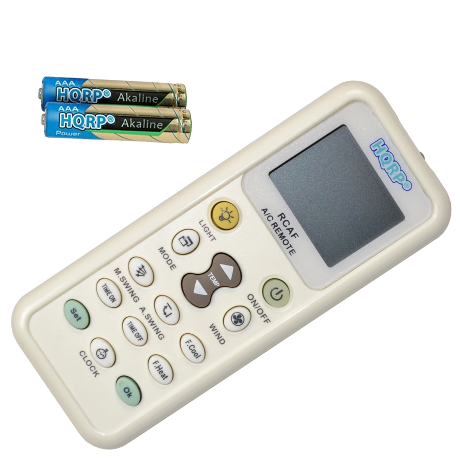 HQRP Universal A/C Remote Control Compatible with GREE GUANGDA GUQIAO ...