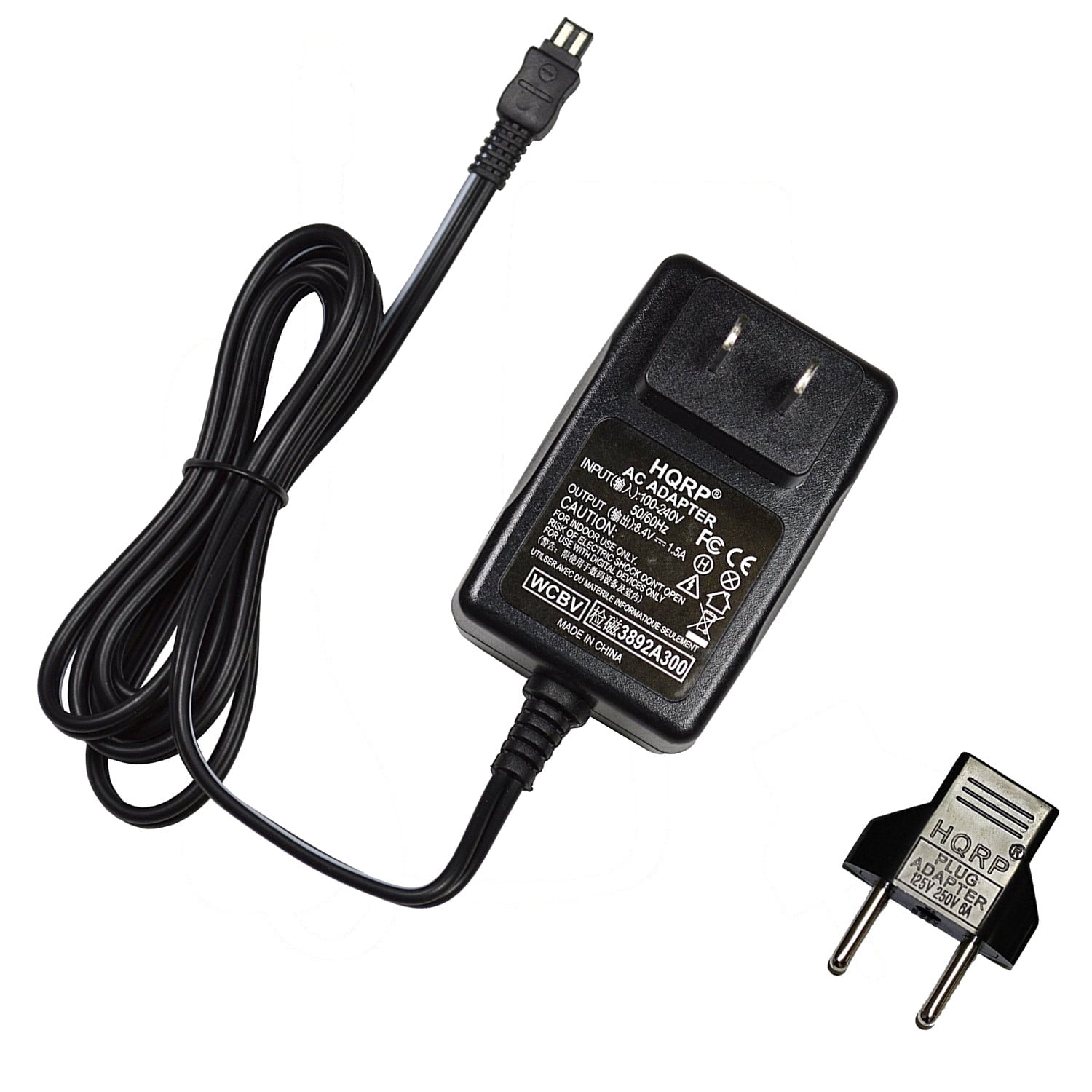 HQRP Wall AC Power Adapter for Sony Cyber-shot DSC-HX200V / DSCHX200V ...
