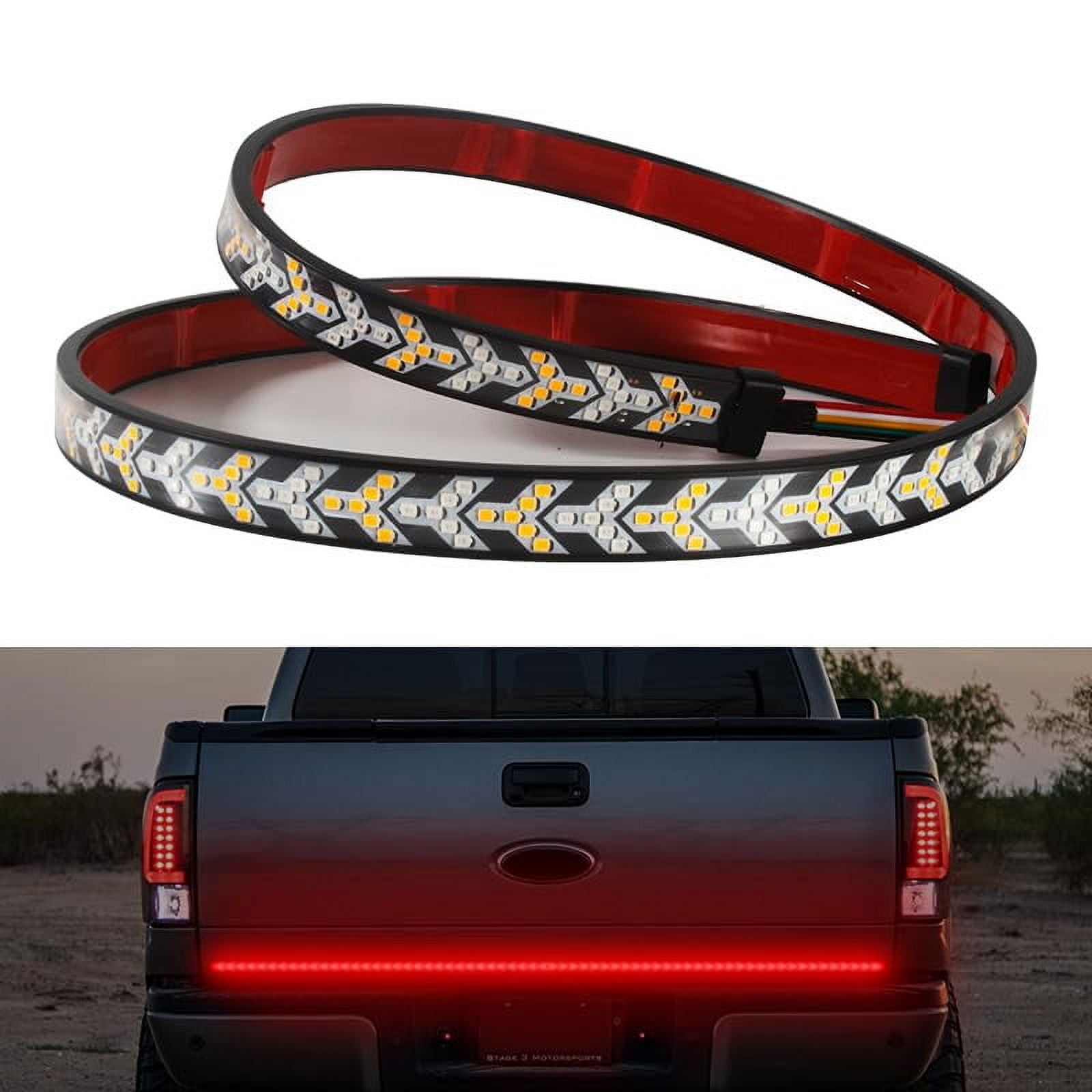 HQWCPY 39 Inch LED IFF17 Brake Light Strip for Truck, Sequential Turn ...