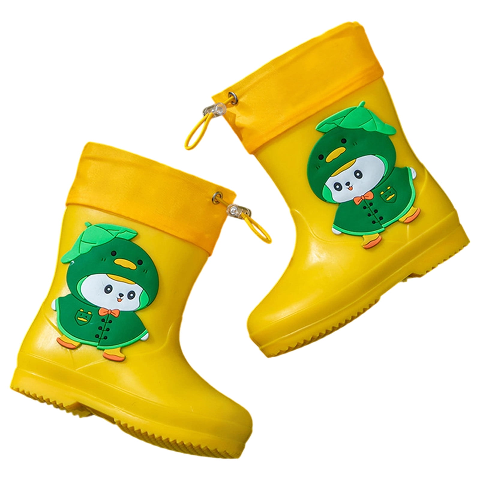 HQiJIAN Girls Mid Calf Boot Children's Rain Boots Boys' Bunch Cartoons ...