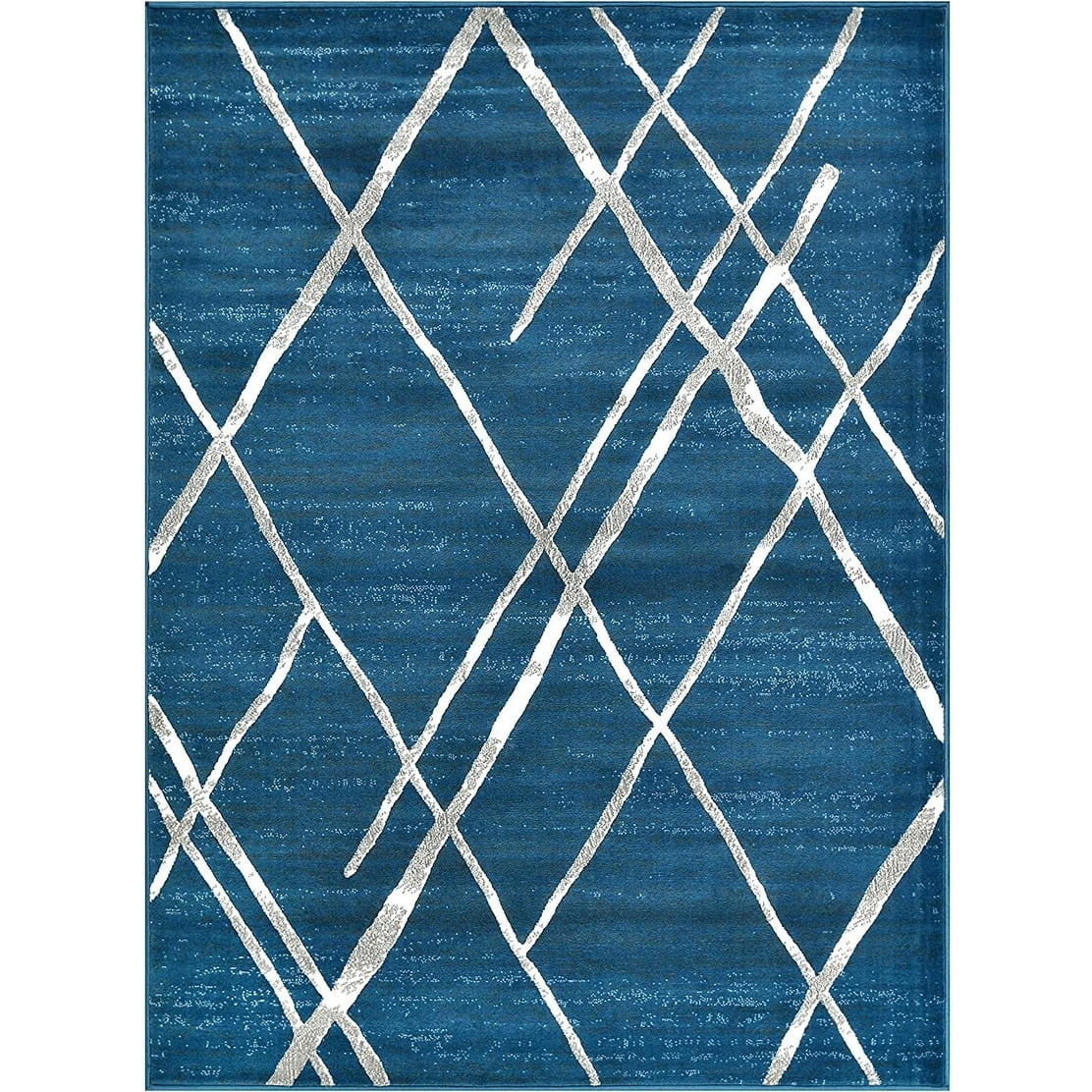 HR HANDCRAFT RUGS HR Modern Geometric Diamond Pattern Contemporary ...