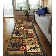 HR HANDCRAFT RUGS HR Cabin Rug Modern Geometric Design Cabin Rug ...