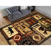 HR HANDCRAFT RUGS HR Cabin Rug Modern Geometric Design Cabin Rug ...