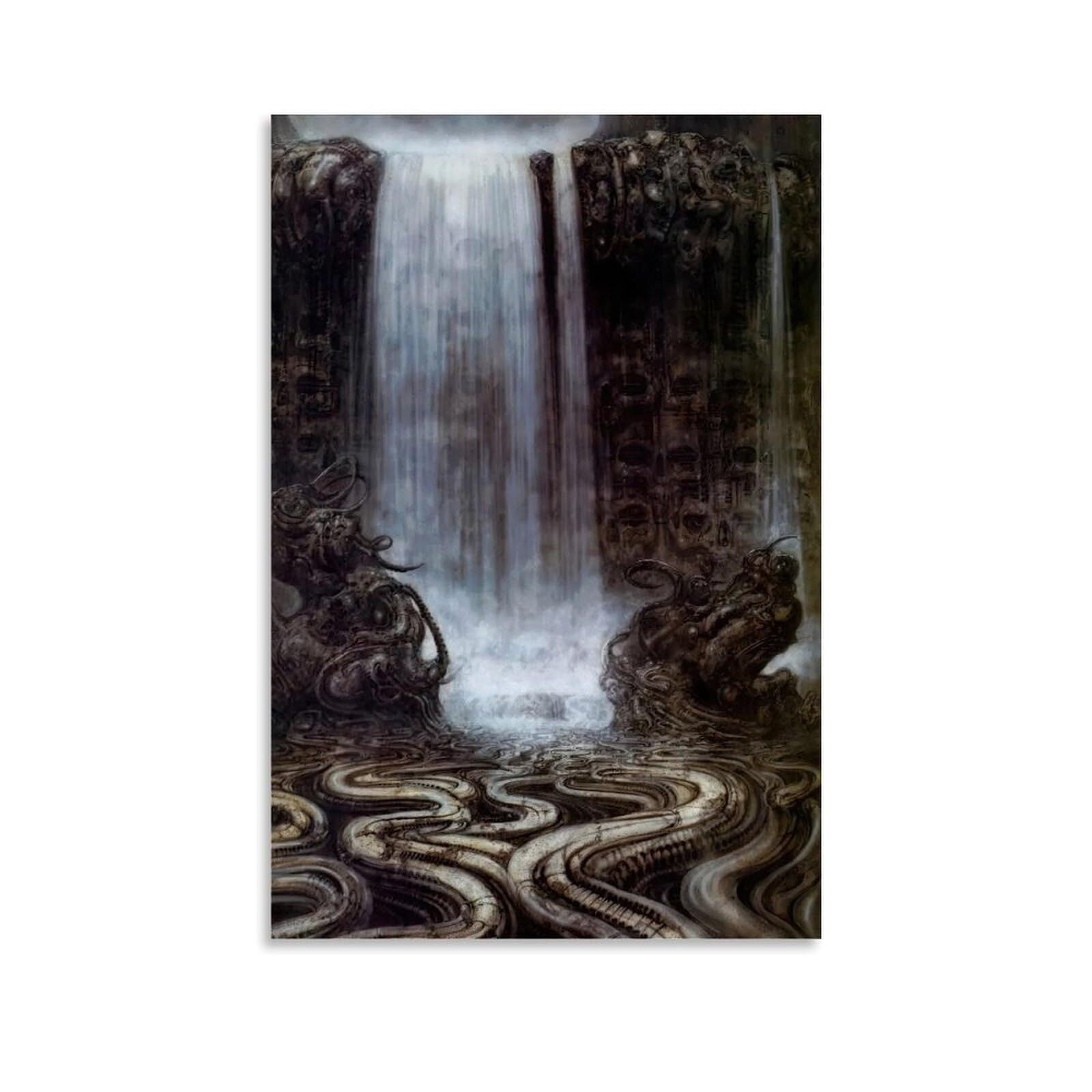 HR Giger Fantastic Biomechanical Art Surrealistic Style Fantasy World ...