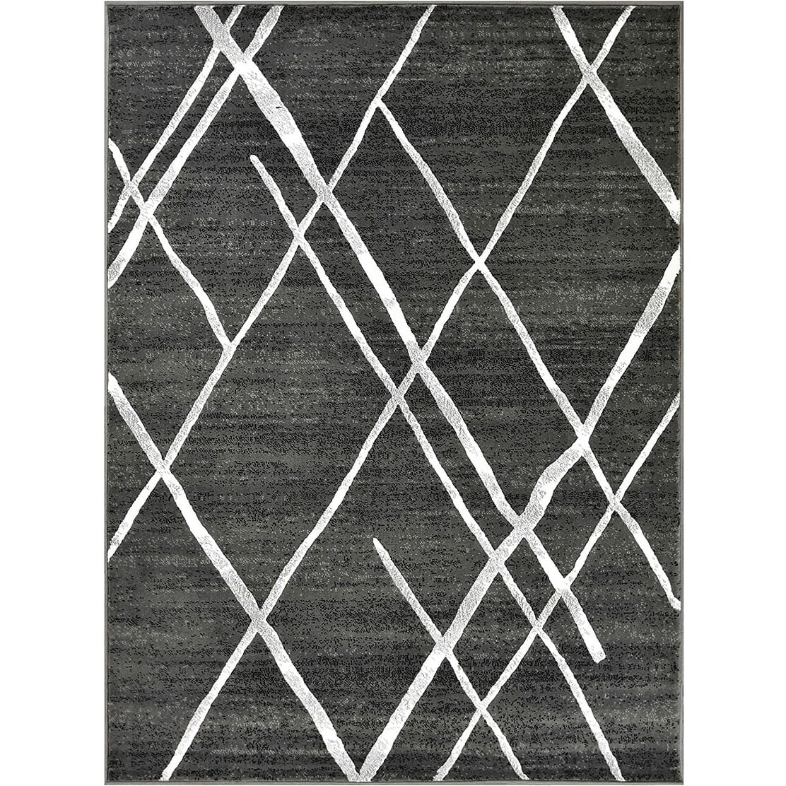 HR HANDCRAFT RUGS HR Modern Geometric Diamond Pattern Contemporary ...