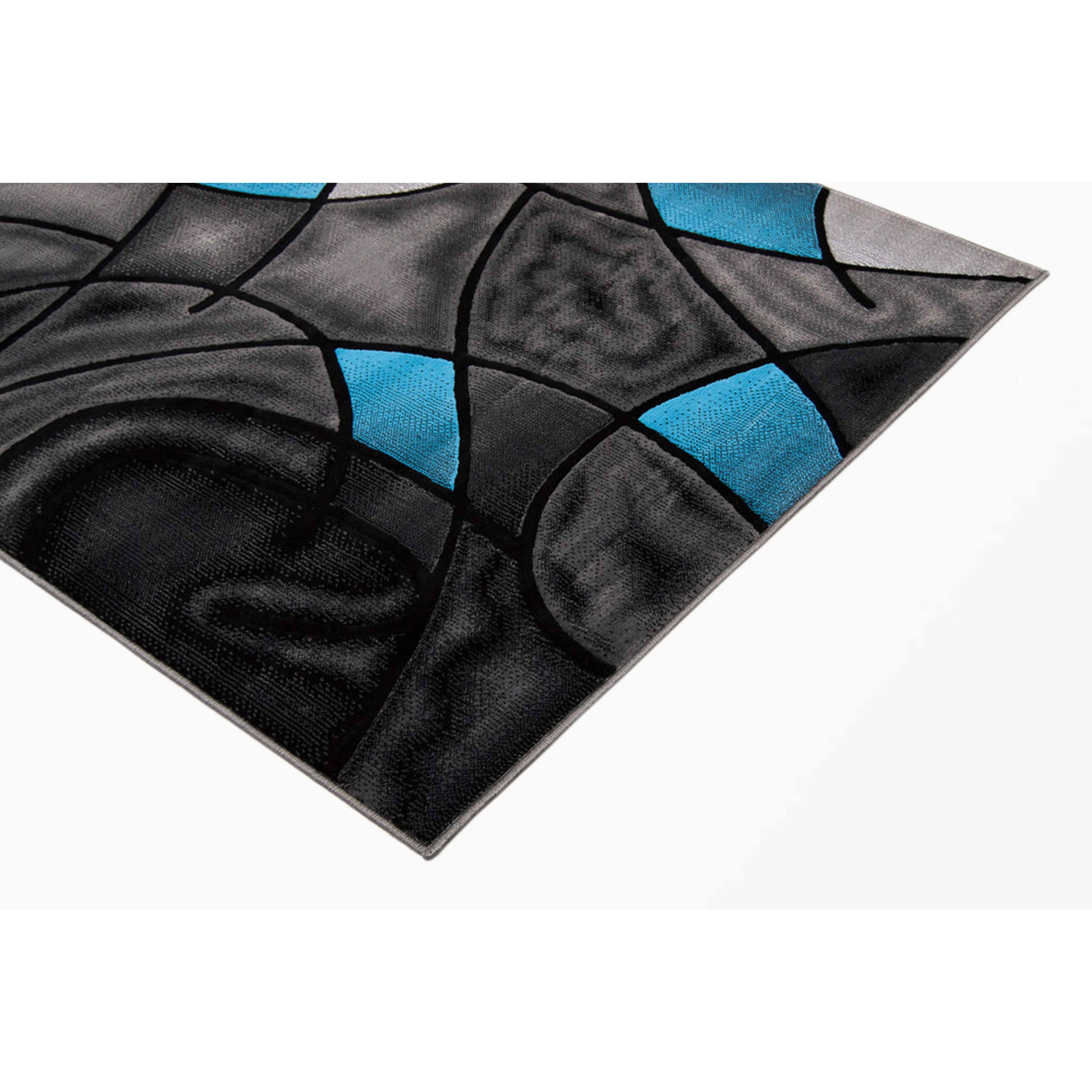 HR HANDCRAFT RUGS HR Abstract Area Rug Modern Contemporary Swirls ...