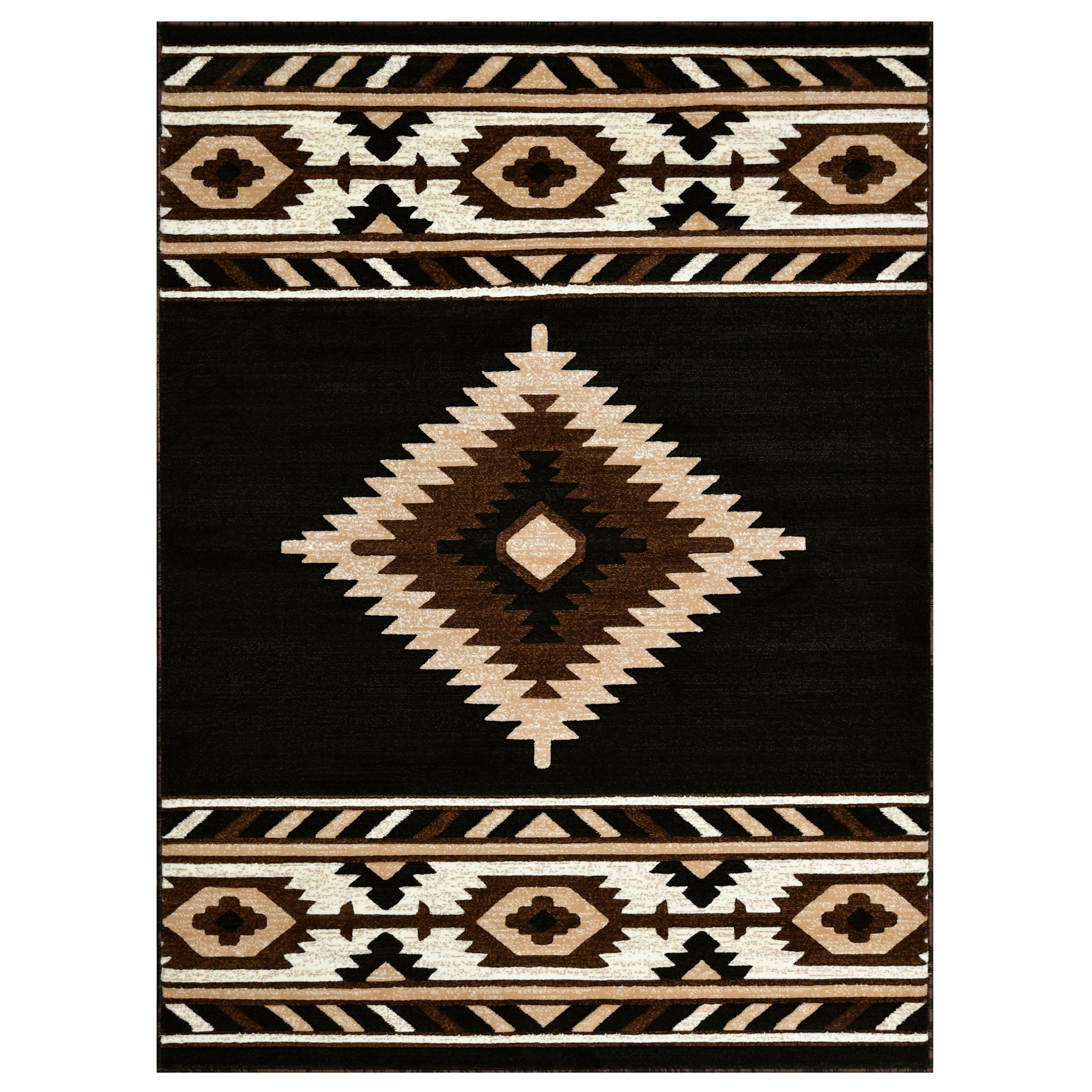 HR HANDCRAFT RUGS HR Southwestern Rugs for Cabin Tribal Medallion ...