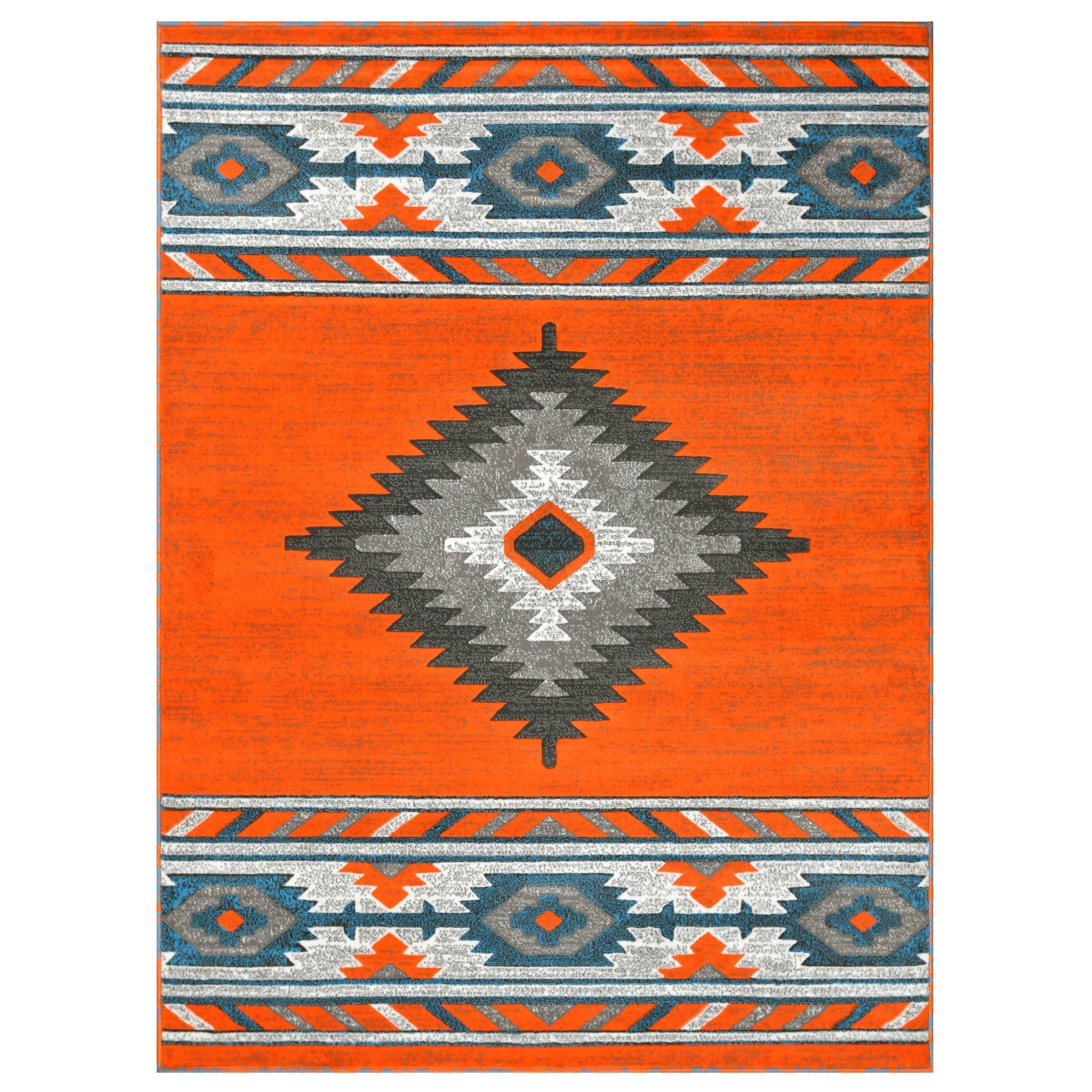 HR HANDCRAFT RUGS HR Southwestern Rugs for Cabin Tribal Medallion ...