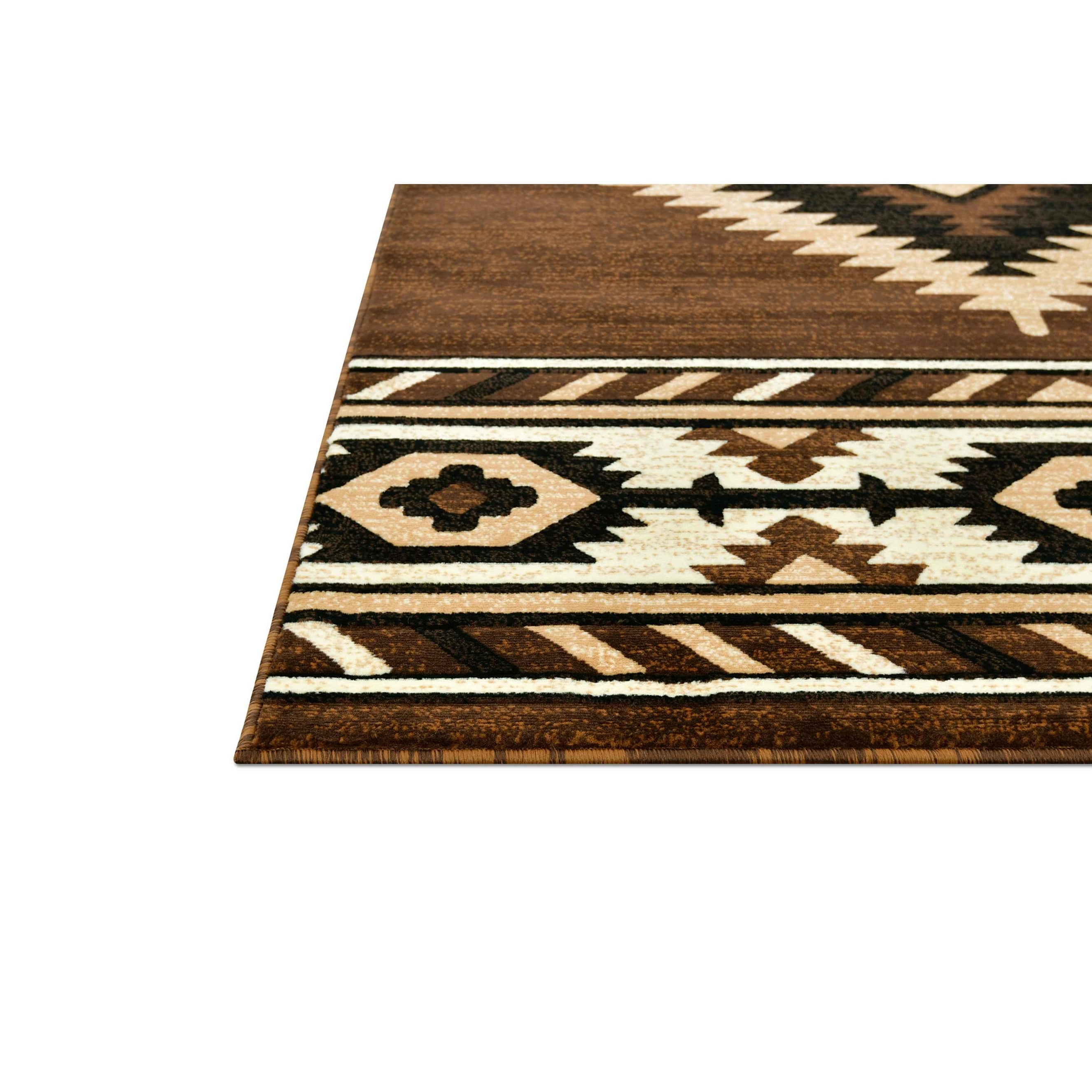 HR HANDCRAFT RUGS HR Southwestern Rugs for Cabin Tribal Medallion ...