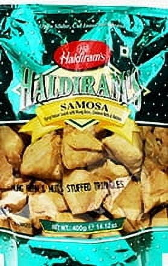 Haldiram's Spicy Indian Samosa Snack - Traditional Asian Food, 14.10oz ...