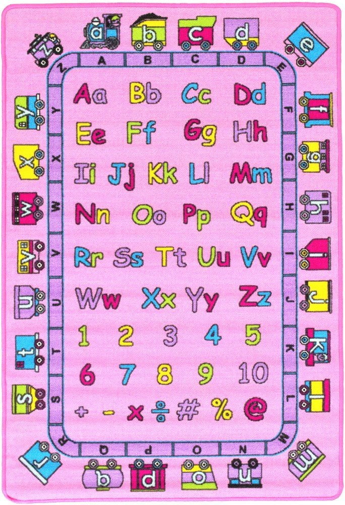 HR-Kids Rugs Letters/Numbers/Math Symbols-Boys/Girls73 X 102 ...