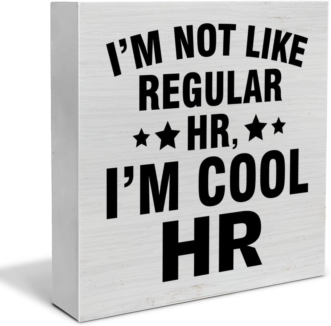 HR Office Decor I'm Not Like Regular HR I'm Cool HR Wooden Sign Home ...