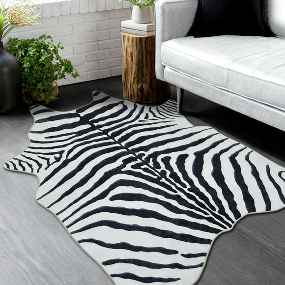 Black Zebra Rugs