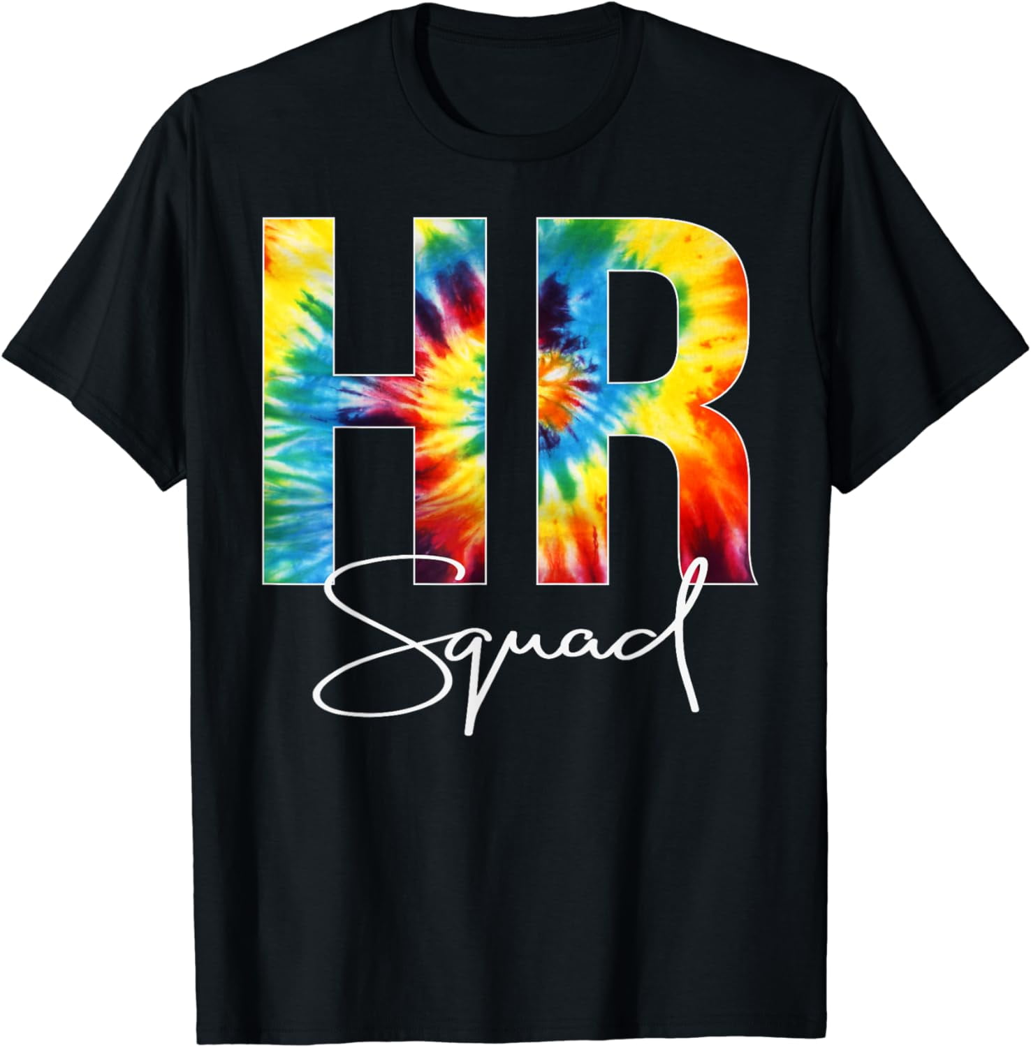 HR Squad Tie Dye Appreciation Day Hello Back To School T-Shirt ...