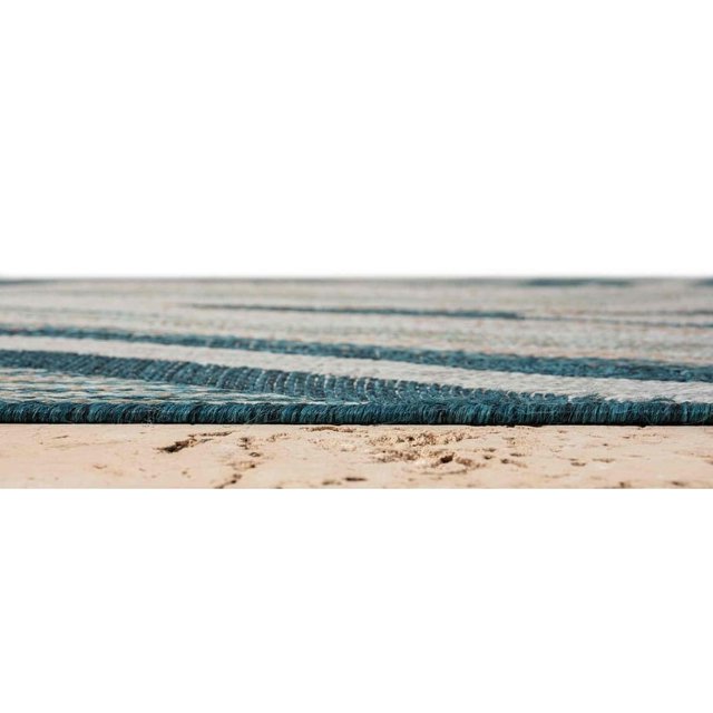 HR Waterproof Ocean Pattern Abstract Outdoor Rug - Stain and Fade ...