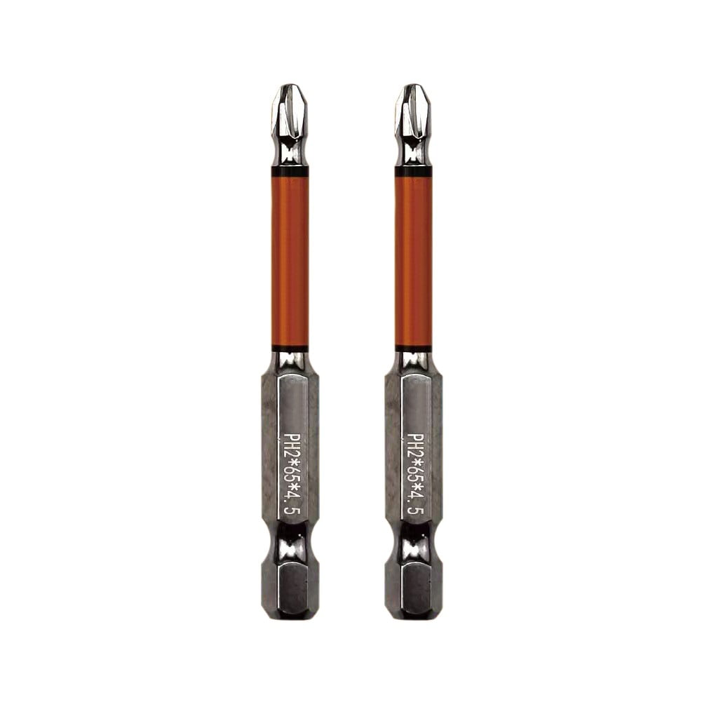 HRC62 Degree Magnetic Cross Screwdriver Bits PH2 multipurpose Impact ...