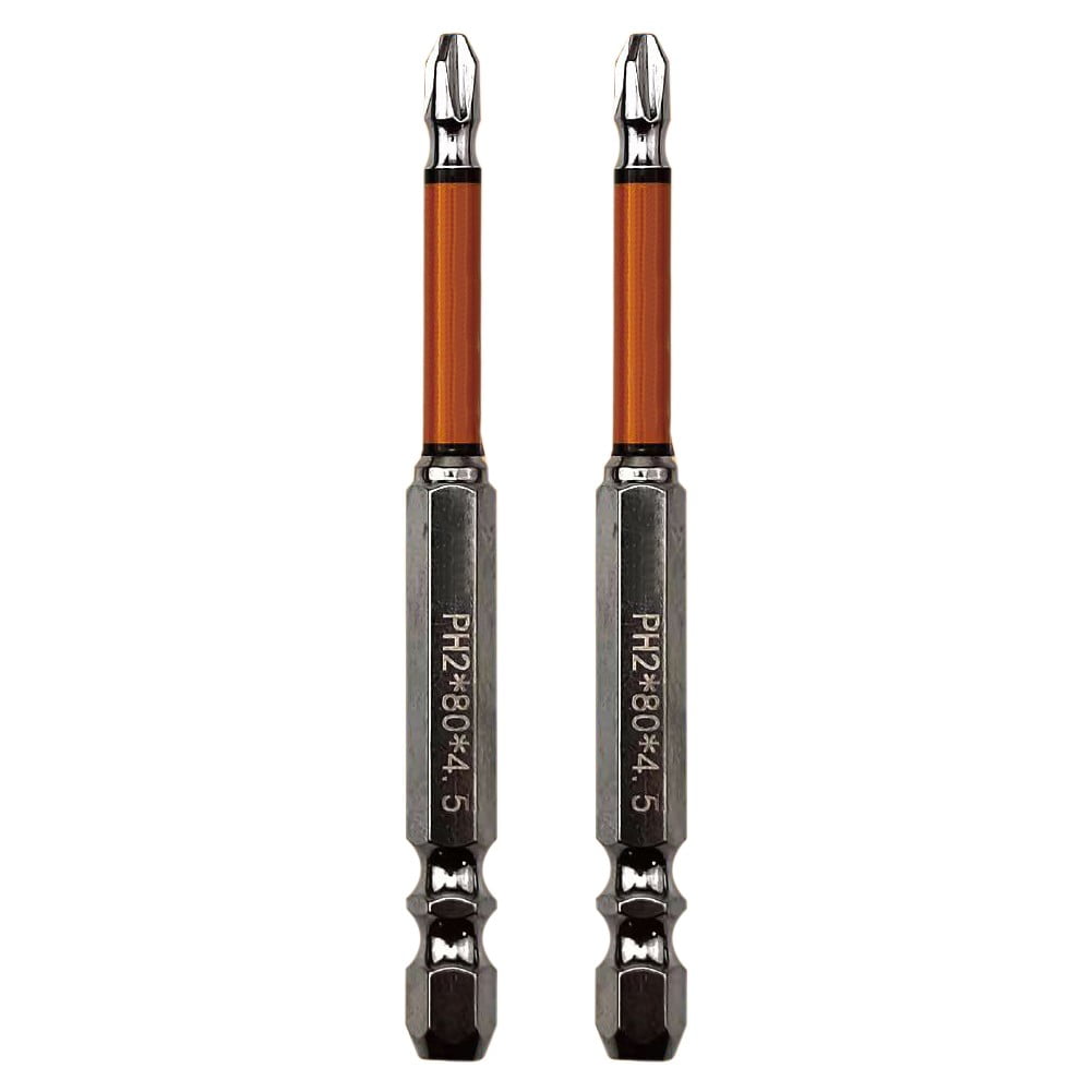 HRC62 Degree Magnetic PH2 Cross Screwdriver Bits for Electricians and ...