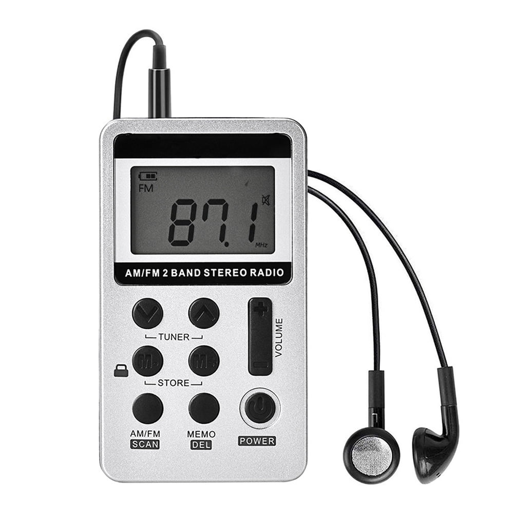 Accreate Portable AM FM Radio, USB Rechargeable, Excellent Reception ...