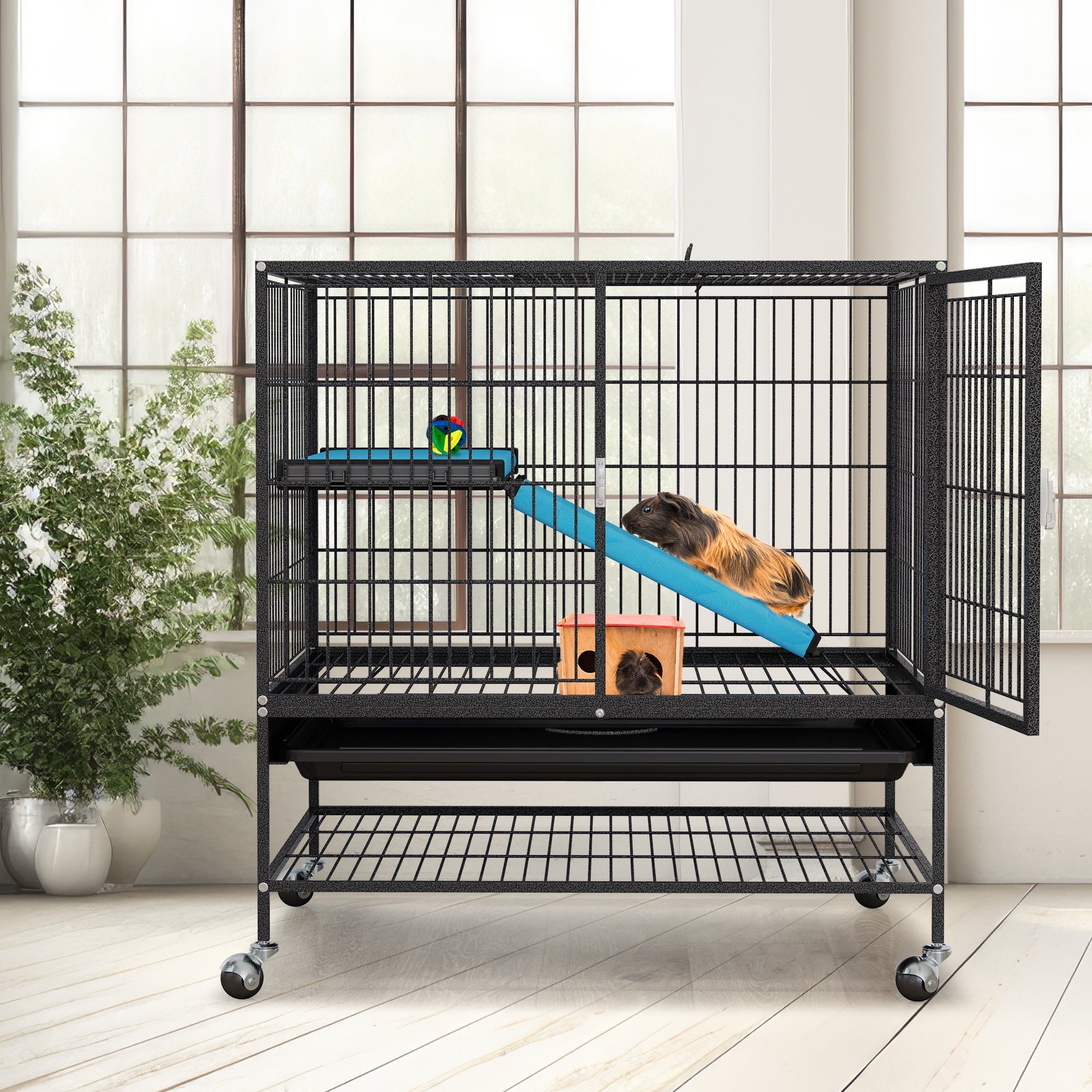 HREOKL 4 - Level Ferret Cages for Small Animals Ideal Home for Ferrets ...