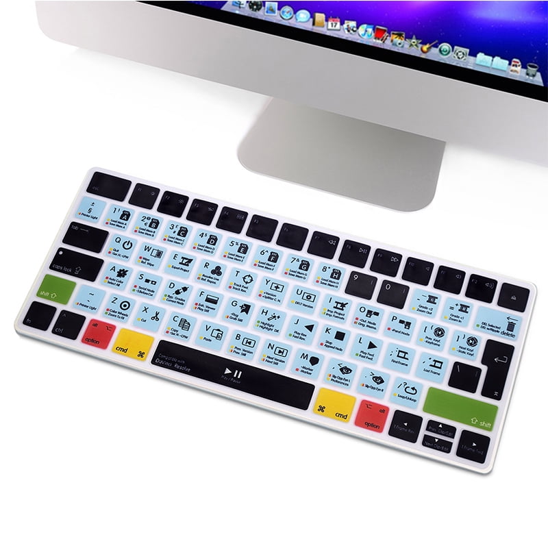 HRH Shortcut Hotkey Silicone Keyboard Cover EU Layout For Apple iMac ...