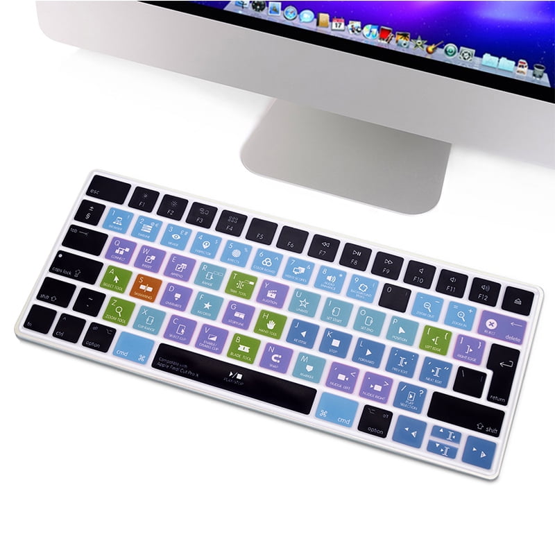HRH Shortcut Hotkey Silicone Keyboard Cover EU Layout For Apple iMac ...