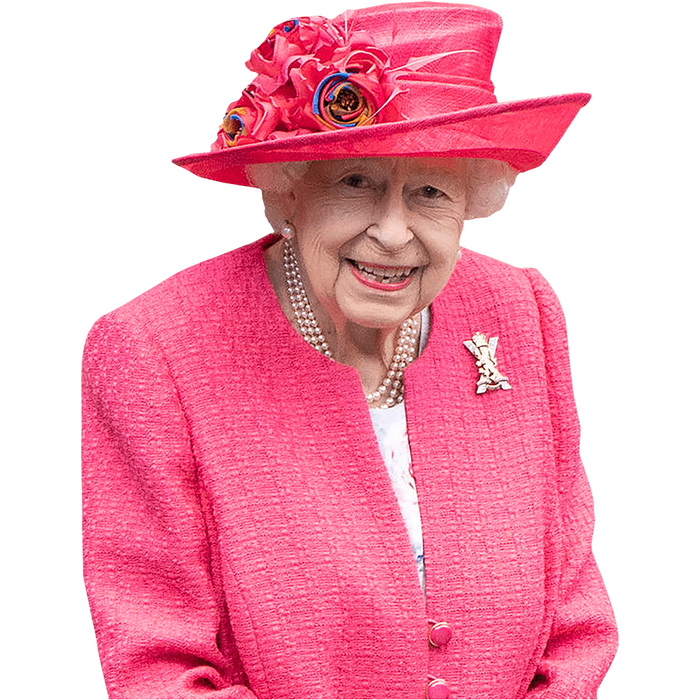 HRH The Queen (Pink) Half Body Buddy Cutout - Walmart.com