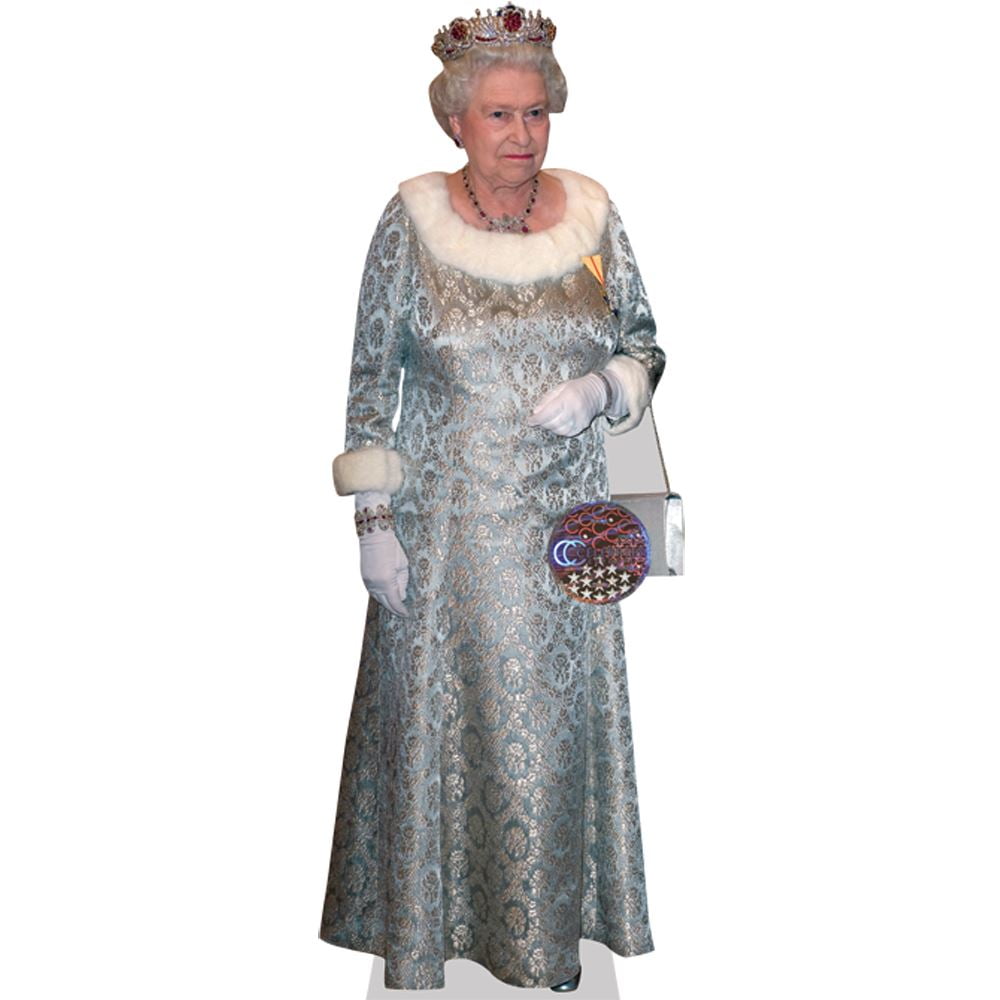HRH The Queen (Silver) Mini Cardboard Cutout Standee - Walmart.com